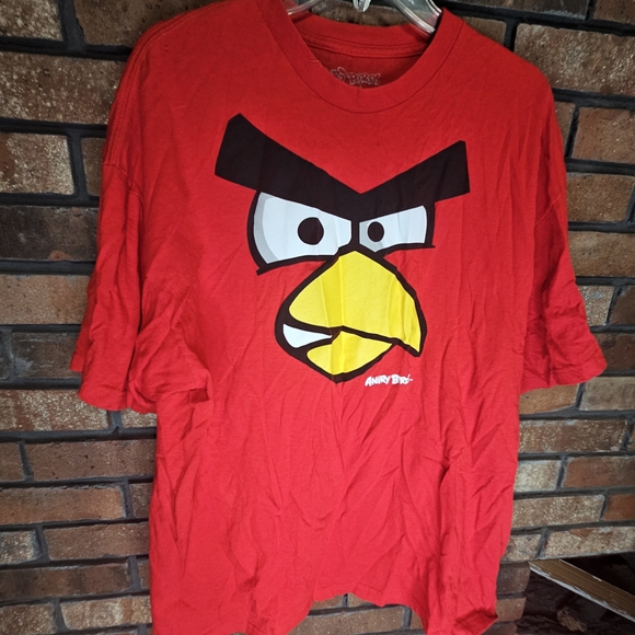 angry birds | Shirts | Angry Bird Red Top Shirt | Poshmark